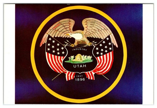 Utah State Seal Unused Vintage 4x6 Postcard EB320 | eBay