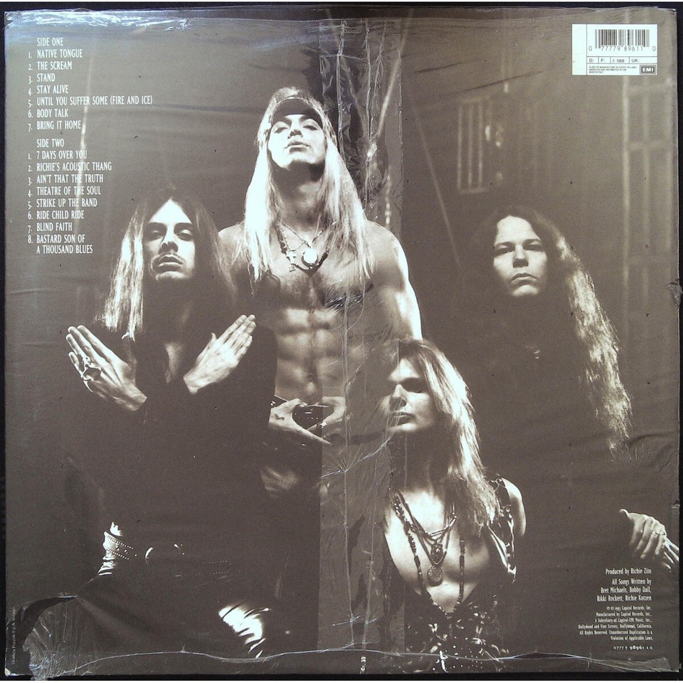 Poison LP Vinyl Native Tongue / EMI Capitol Records 0777 7 98961 1 0 ...