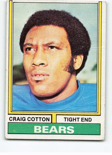 1974 Topps #418 Craig Cotton G/VG Good/Very Good Bears | eBay