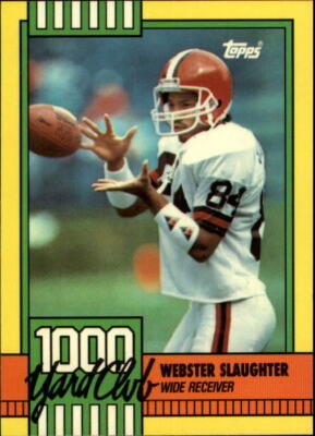 1990 Topps 1000 Yard Club #13 Webster Slaughter Insert | eBay