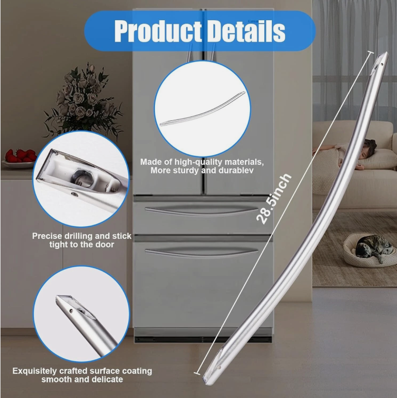 Freezer Door Handle DA97-20017A for Samsung Refrigerator RF24R7201SR ...