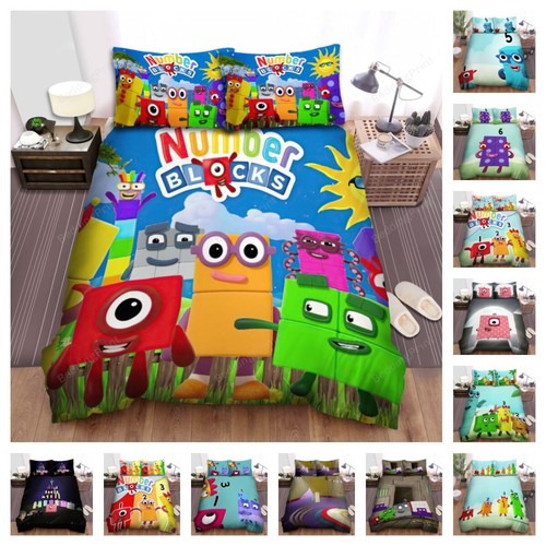 Numberblocks Bedding Set Quilt Duvet Cover Double Queen Enlightenment ...