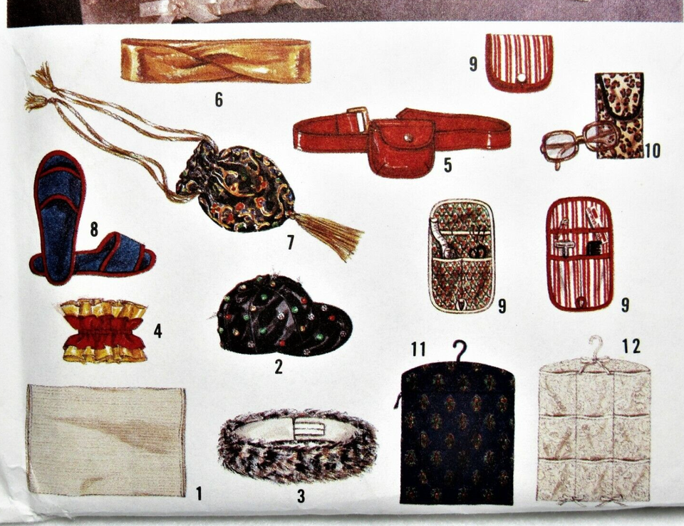 Lingerie Bag Organizer Hood Cowl Scarf Eyeglass Case Simplicity 7042 ...