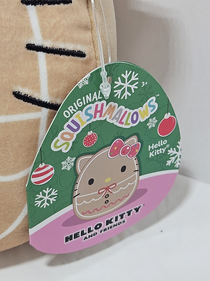 Hello Kitty Gingerbread Squishmallow New 6" Plush Toy | eBay
