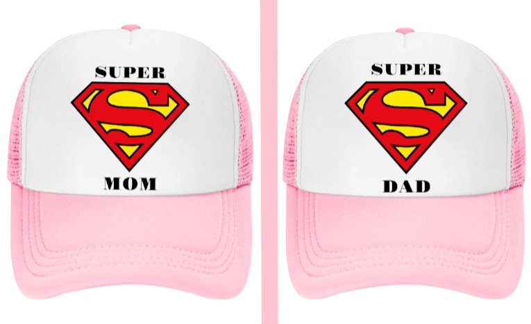 Superman Hat Batman Hat Adjustable Trucker Hat Superhero Hat Mom Gift ...