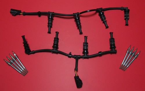 6.4L Ford Powerstroke Diesel Glow Plug Kit - Premium Dual Coil Plugs ...