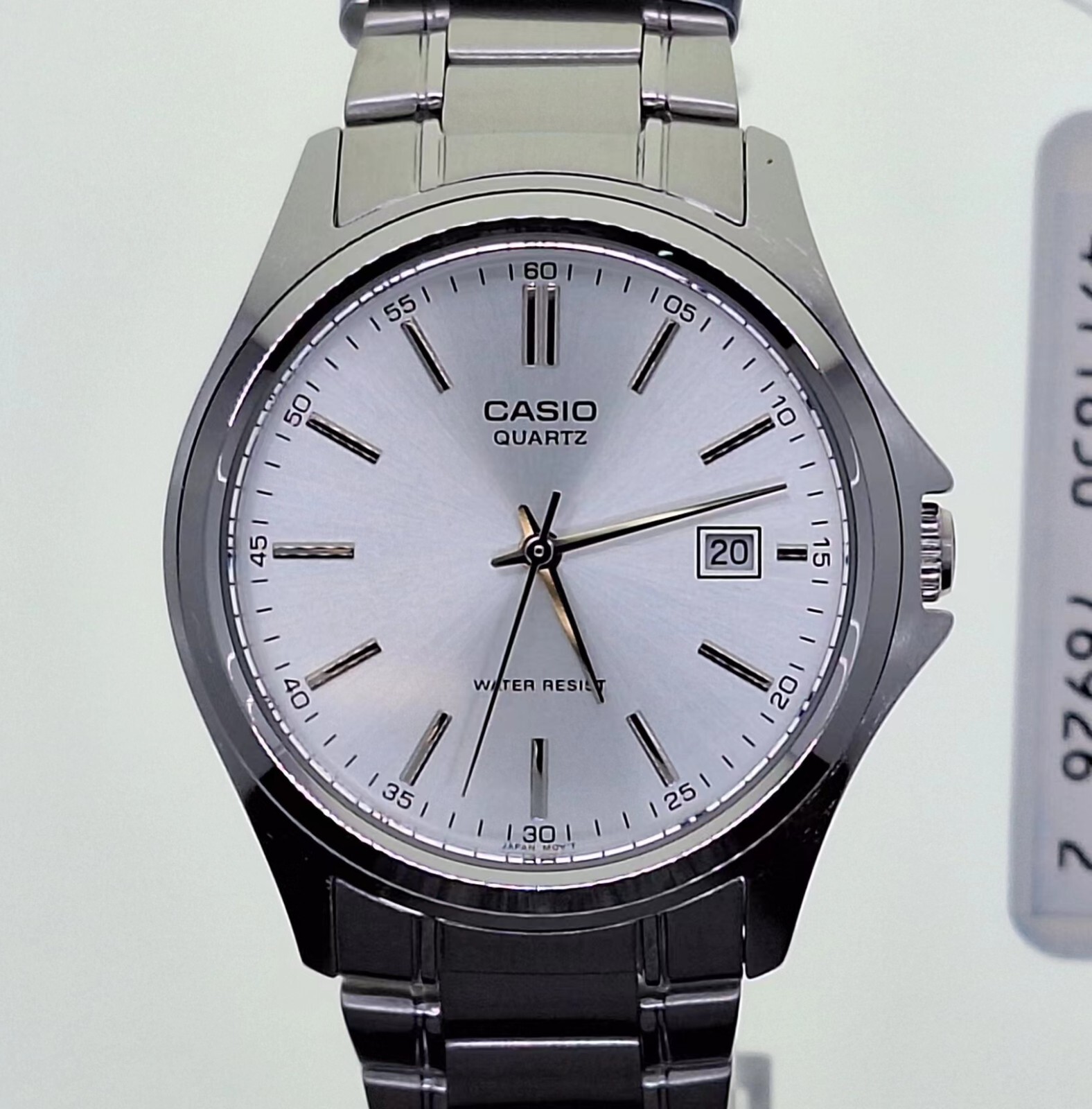 Casio MTP-1183A-7A Analog Mens Watch Silver Dial Stainless Steel ...
