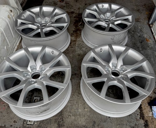 4x GENUINE AUDI S LINE A5 S5 A6 S6 A7 A8 Q3 Q5 A4 ALLROAD 18" ALLOY ...