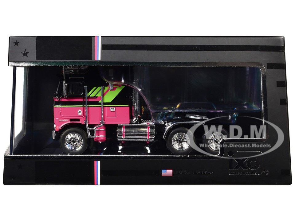 1976 KENWORTH K100 AERODYNE TRUCK BLACK & PINK 1/64 DIECAST BY IXO ...
