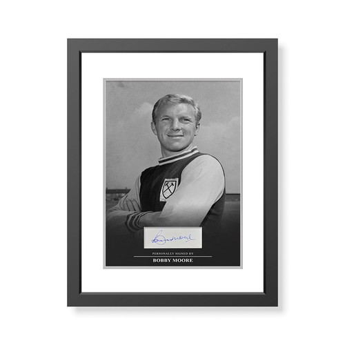 Bobby Moore Signed & Framed West Ham United Photo Display COA | eBay UK