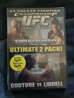 BRAND NEW DVD - UFC 51 Super Saturday UFC 52 Couture VS Liddell ...