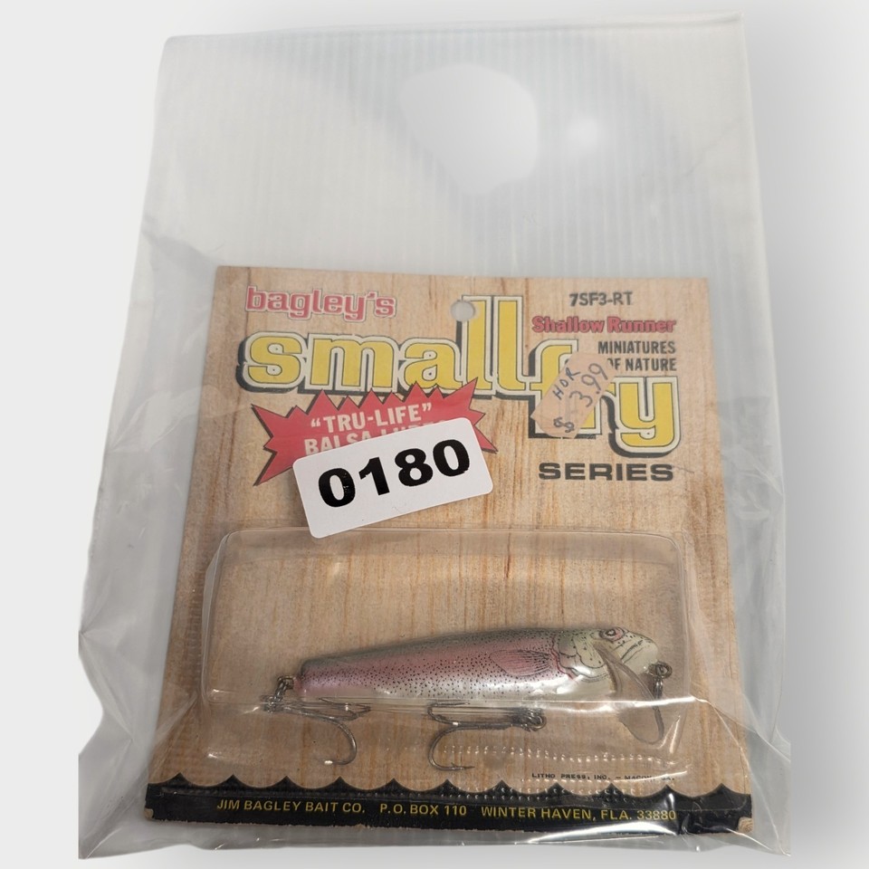 Vintage Bagley Miniature Size Small Fry Rainbow Trout All Brass ...