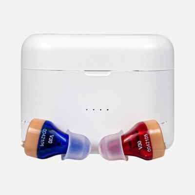 Audious CIC Rechargeable Invisible Hearing Device Set HD USA SELLER ...