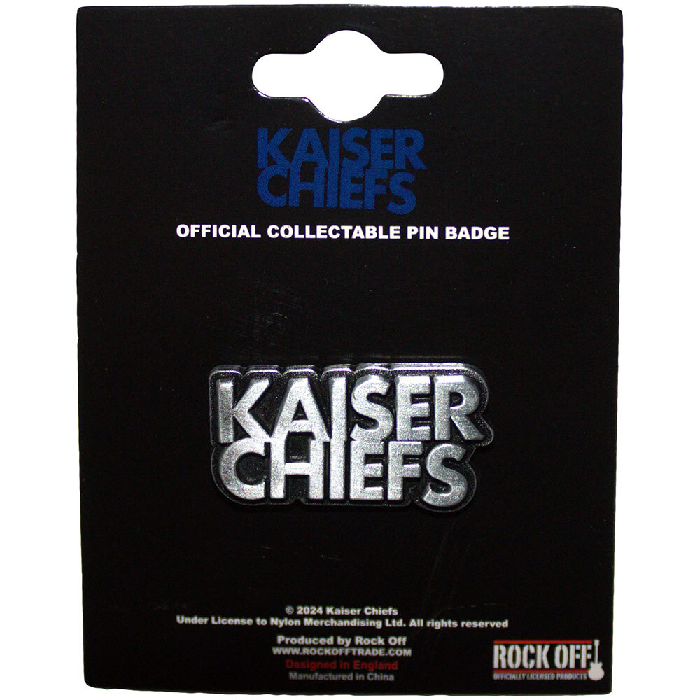 KAISER CHIEFS - SKEWED LOGO - LAPEL/HAT PIN - BRAND NEW - MUSIC ...