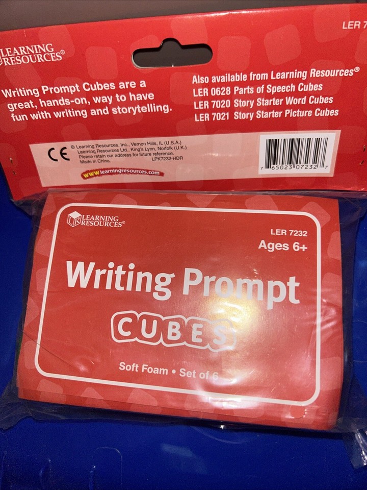 Soft Foam Learning Resources Writing Prompt Cubes Set of 6 NEW | eBay