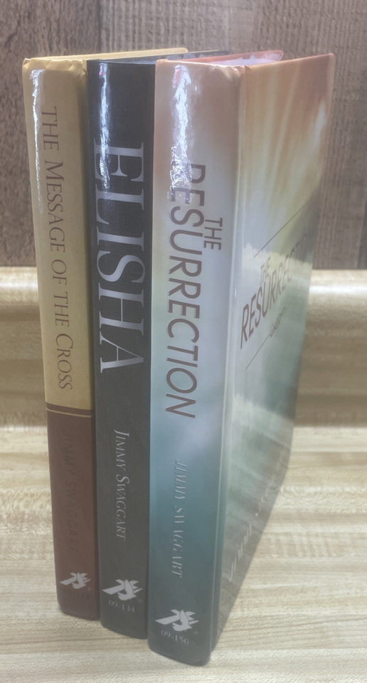 Jimmy Swaggart Hardcover Lot of 3 Books Resurrection Elisha Message Of ...