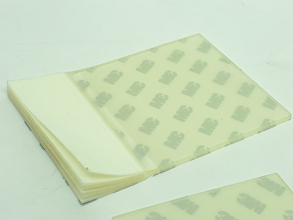 100-pcs 3M Scotch Pad Label Protection Tape Pads 2” x 4” Clear ...