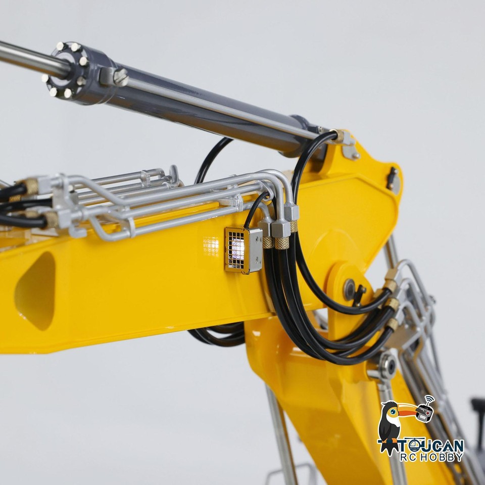 LR945 1:14 LESU RC Hydraulic Excavator RTR 3 Arms Remote Control Digger ...