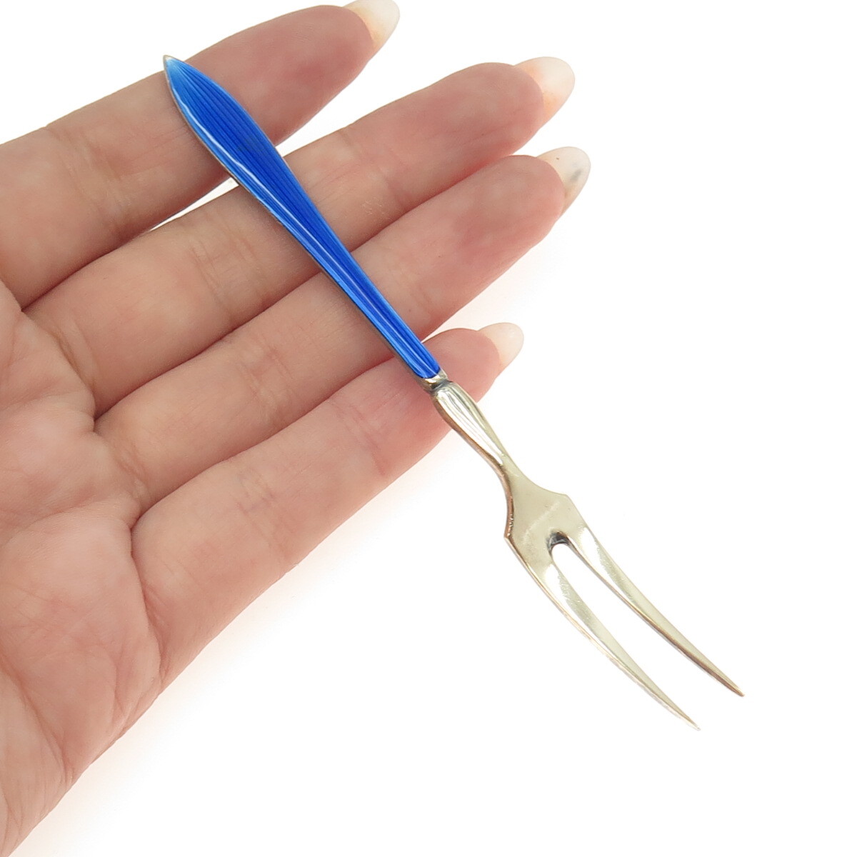 OTTAR HVAL 925S Sterling Silver Gold Plated Vintage Norway Enamel Lemon ...