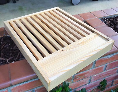 Cypress 10 frame slatted rack for Langstroth bee hive | eBay