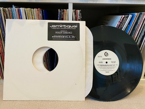 Jamiroquai · Deeper Underground 12'' Vinyl Record Single 1998 Godzilla ...