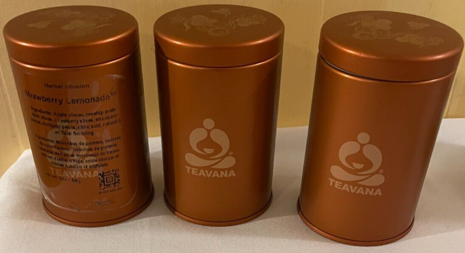 TEAVANA Perfect Tea Maker Dispenser 16 oz Loose Leaf Infuser w/ 3 Empty ...