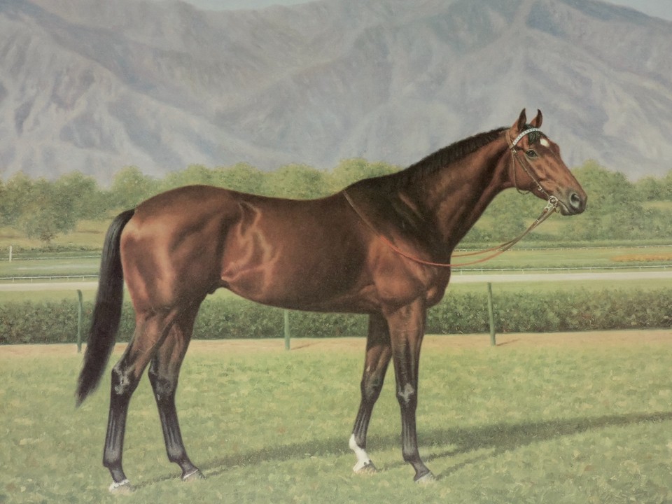 Richard Stone Reeves - Alysheba - Horse Racing Print - MINT - Unframed ...