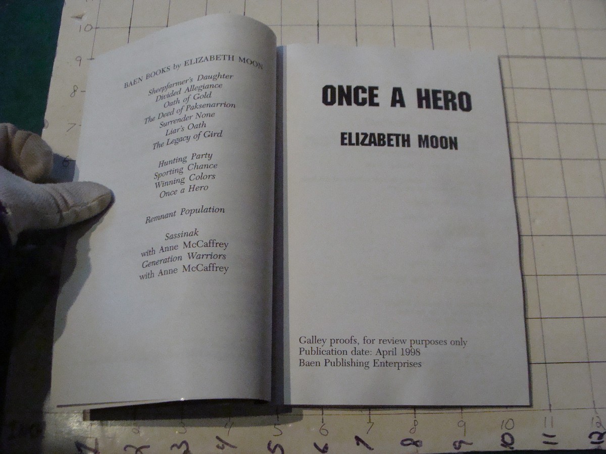 Once A Hero Elizabeth Moon