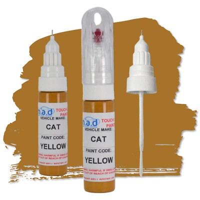 CATERPILLAR YELLOW TOUCH UP PAINT PEN CAT MACHINERY PLANT DIGGER ...