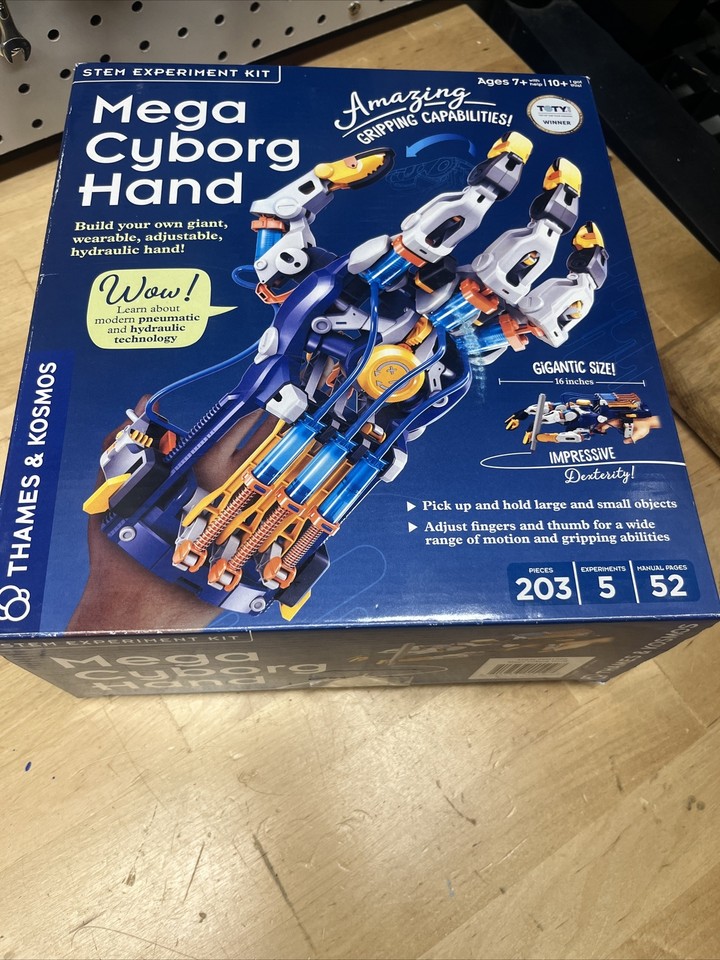 Thames & Kosmos 620501 Mega Cyborg Hand Kit - Multicolor 814743015197 ...