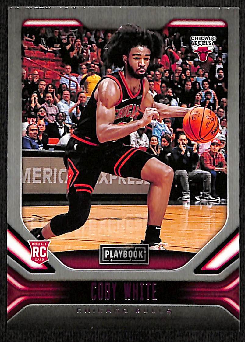 2019 Panini Chronicles Playbook Coby White #193 Pink Parallel Rookie ...