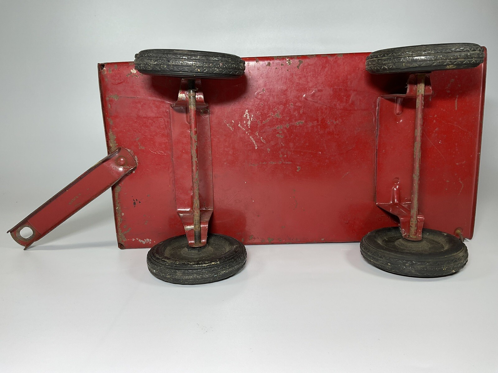 Vintage Buddy L Express Line Pressed Steel Tractor Trailer Double ...