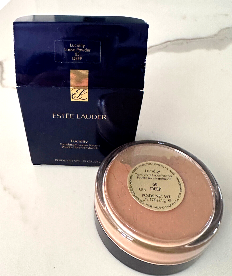 Estee Lauder Lucidity Translucent Loose Powder 05 DEEP | eBay
