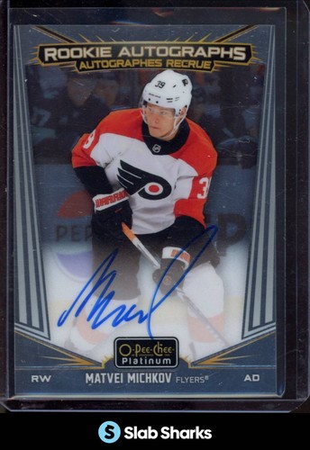 2024 O-PEE-CHEE PLATINUM #R-MM MATVEI MICHKOV MARQUEE ROOKIE AUTOGRAPH ...