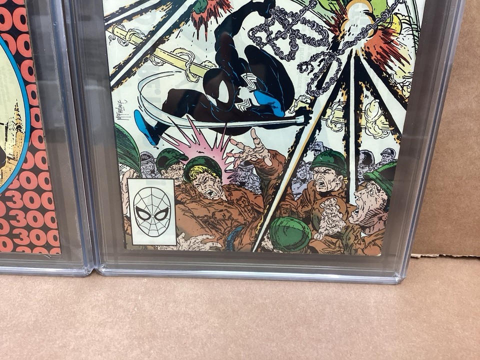 Amazing Spider-Man #298 CGC 8.5, #299 CGC 8.5, & #300 CGC 9.0 White ...