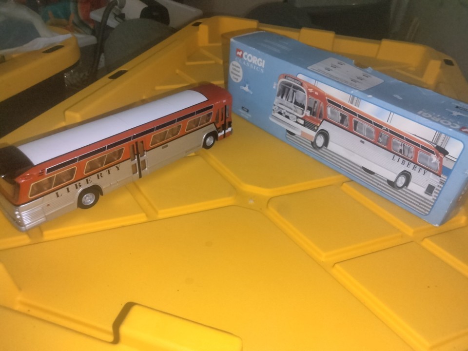 Corgi Limited Edition Fishbowl Bus Liberty Bus Lines NY | eBay