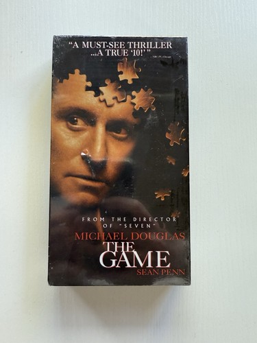 The Game (1997, VHS) SEALED - Michael Douglas, Sean Penn | eBay