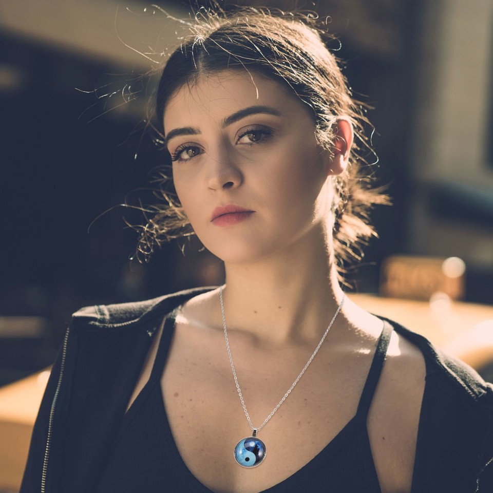 Link Choker Necklaces for Women Men's Tai-chi Symbol Pendant | eBay UK