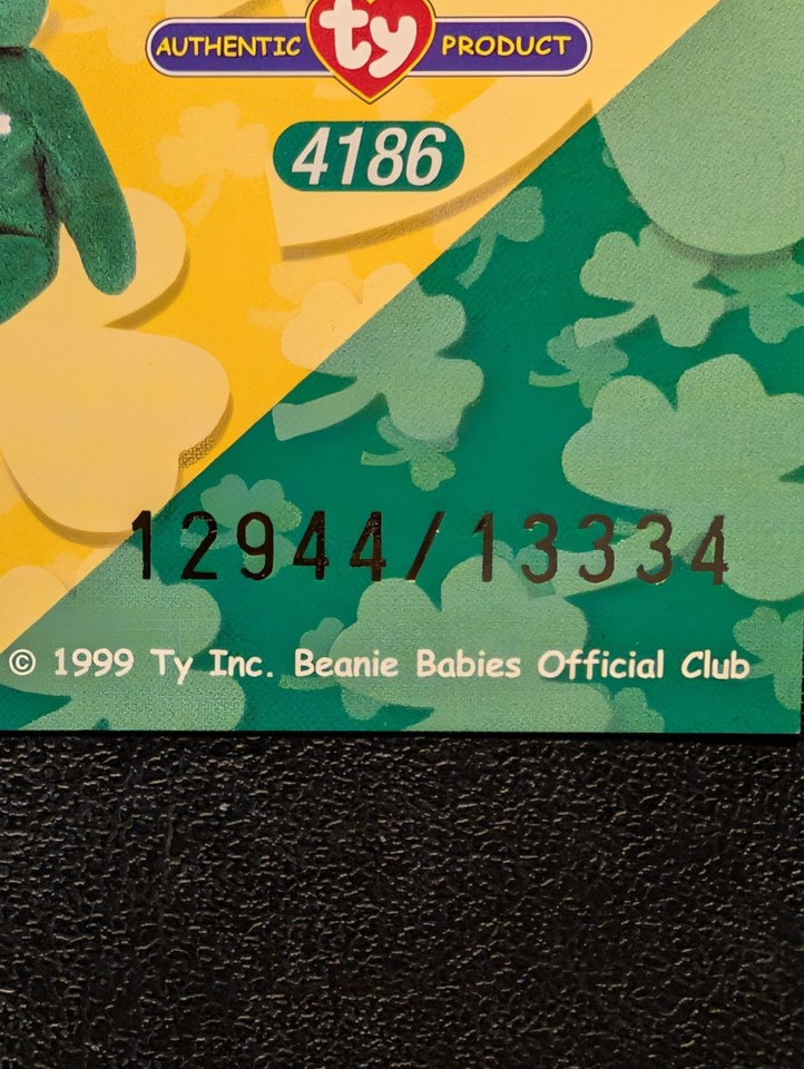 1999 Beanie Babies Collectors Cards- Glory the Bear Hologram - -/20001 ...