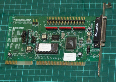 Adaptec AVA-1515 SCSI host adapter controller 16-bit ISA card | eBay ...