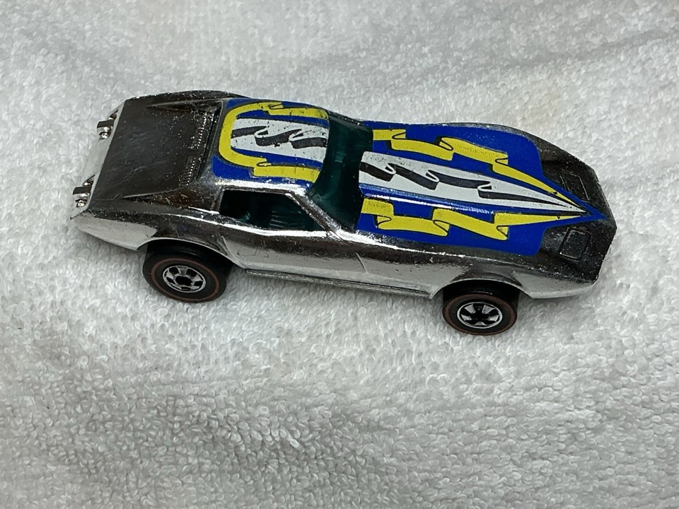 Hot Wheel Corvette Stingray 1975 Super Chromes Redline Flying Colors ...