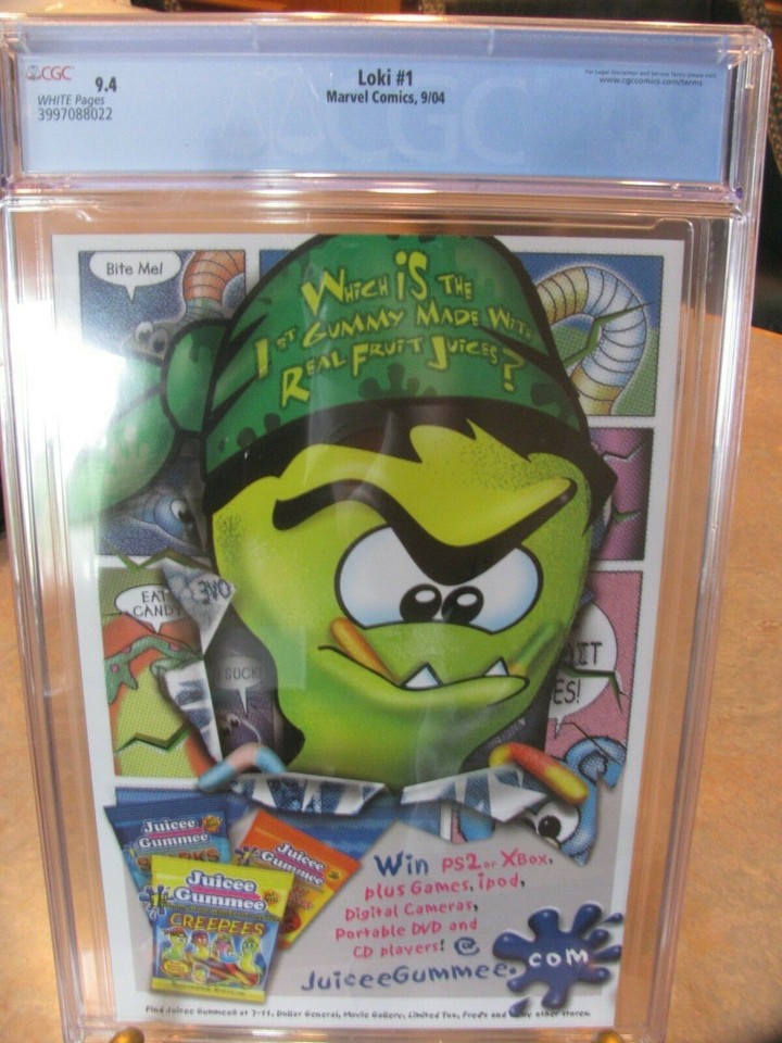 Loki #1 CGC 9.4, Thor & Lady Sif App. 1st Solo Series Esad Ribic Cover ...