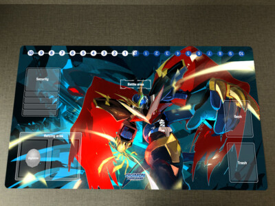Digimon Playmat CCG DTCG TCG Mat Imperialdramon Trading Card Game Mat ...