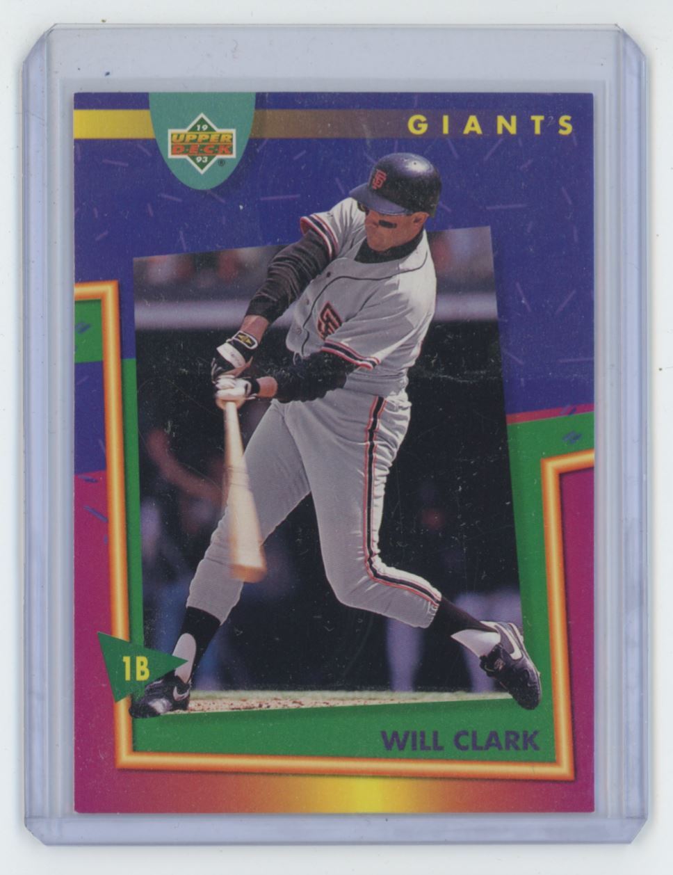 1993 Upper Deck Will Clark Baseball Card San Francisco Giants #101 | eBay