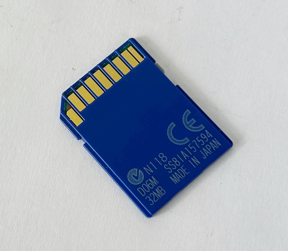 Canon Genuine 32MB MEGABYTE SD Camera Memory Card | eBay