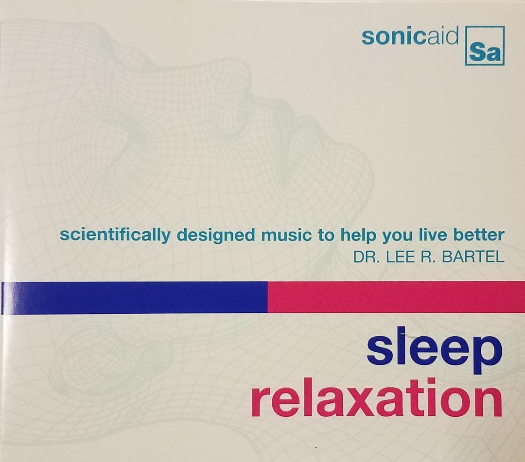 Sonic Aid Sleep and Relaxation Therapy NEW 2 CD Set Dr Lee Bartel Relax ...