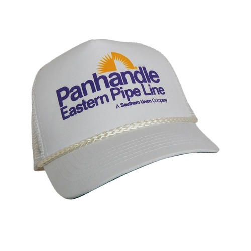 Panhandle Eastern Pipe Line Trucker Hat White Ball Cap Adjustable ...