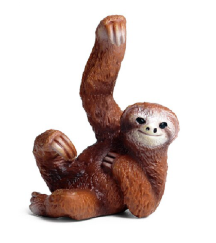 6cm Brown Sloth PVC Toy Folivora Wild Animal Figure Doll Kids Gift | eBay