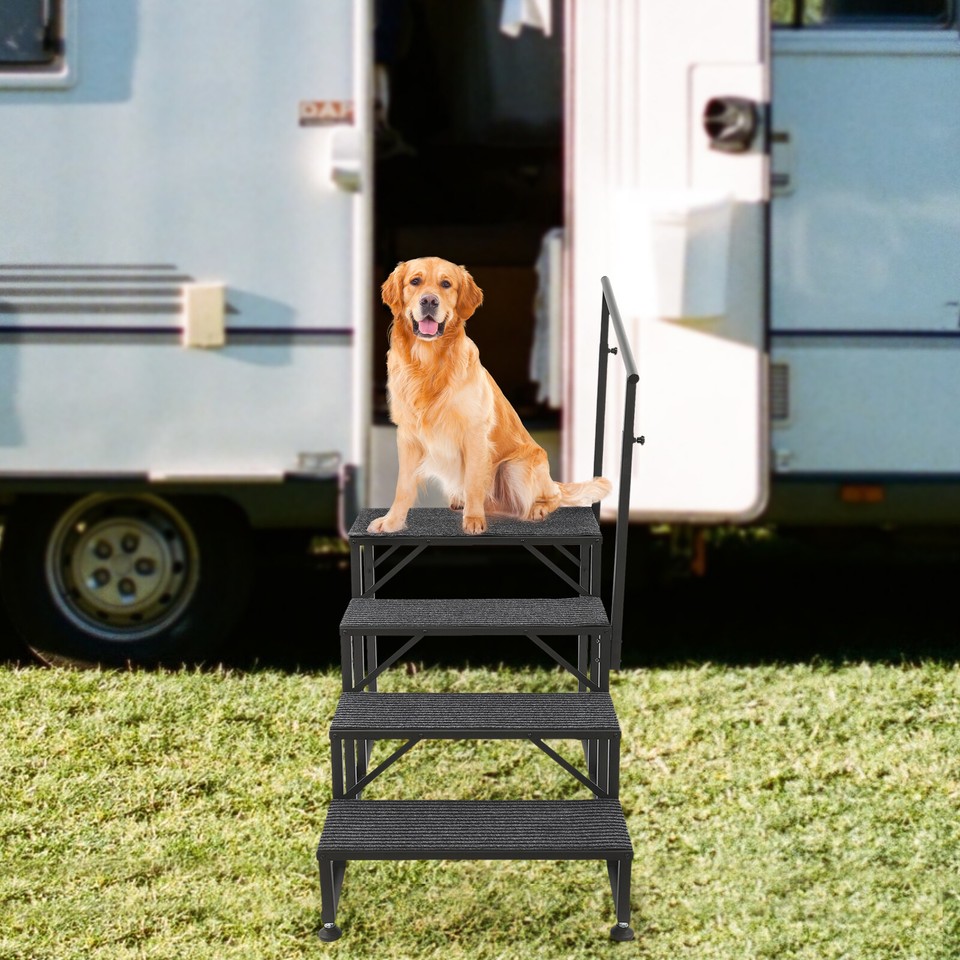 Modern Porch Steps with Handrails Swimming Pool Ladder Above Ground 4 ...