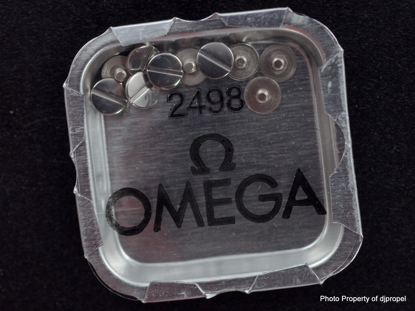 ORIGINAL OMEGA Crown Wheel Screws Part # 2498 for Omega 960! 10 per ...